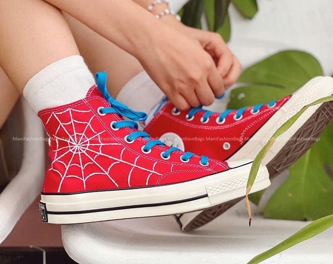 Spider Web Converse Chuck Taylor 1970s Embroidery Converse All Star No ...