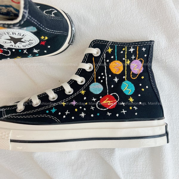 Galaxy Converse - Etsy