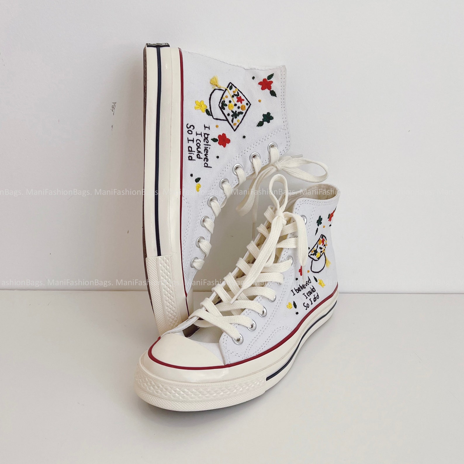 Personalize Graduation Vibe Embroidery Shoes, Converse Graduation ...