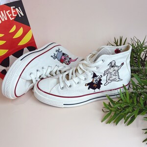 Cartoon Character Spider Embroidery Custom Converse Chuck Taylor ...
