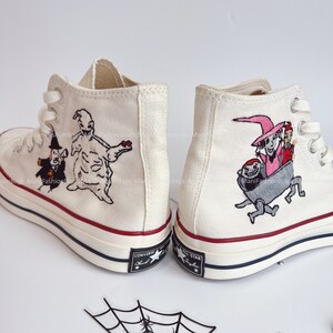 Cartoon Character Spider Embroidery Custom Converse Chuck Taylor ...