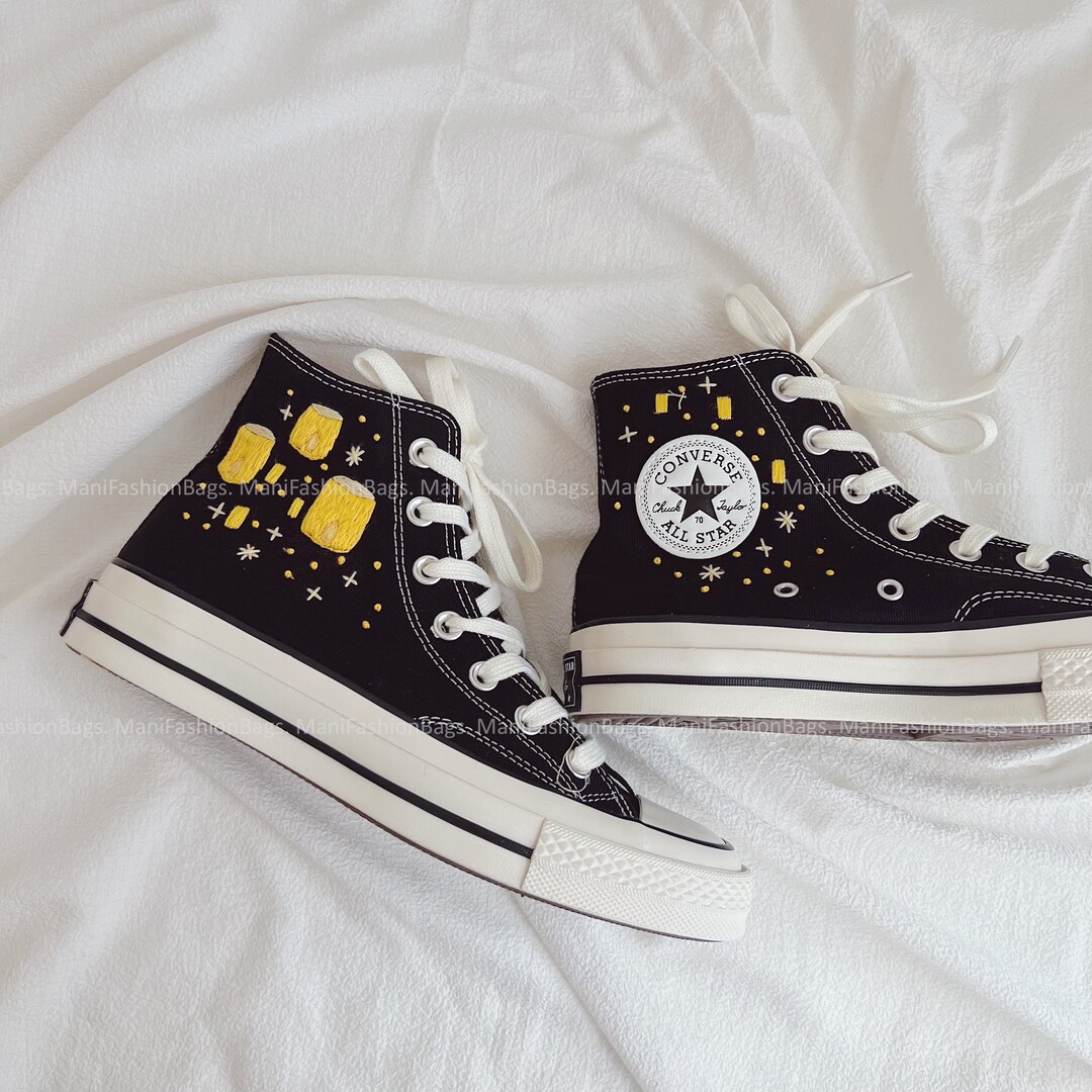 Personalize Embroidery Lamp Movie Lanterns Shoes, Converse T.angled ...