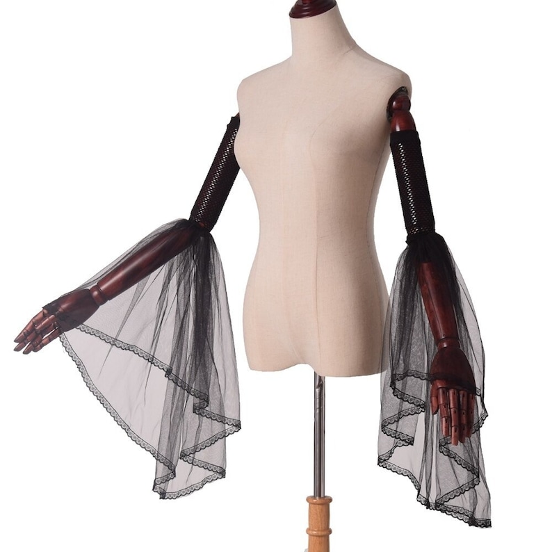 14 Styles Hand Sleeve Wrist Cuffs Lace Ruffled Punk Gothic - Etsy