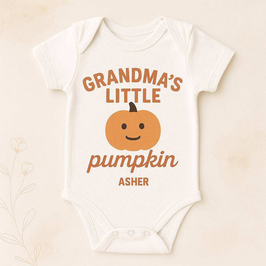 Personalized Grandma Shirt Grandma's Little Pumpkins - Fall Season ...