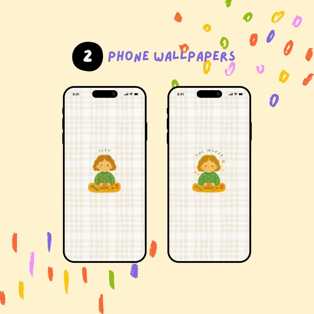 ISTP MBTI Matching Wallpaper Set | Cozy Minimal Personality Type Phone ...