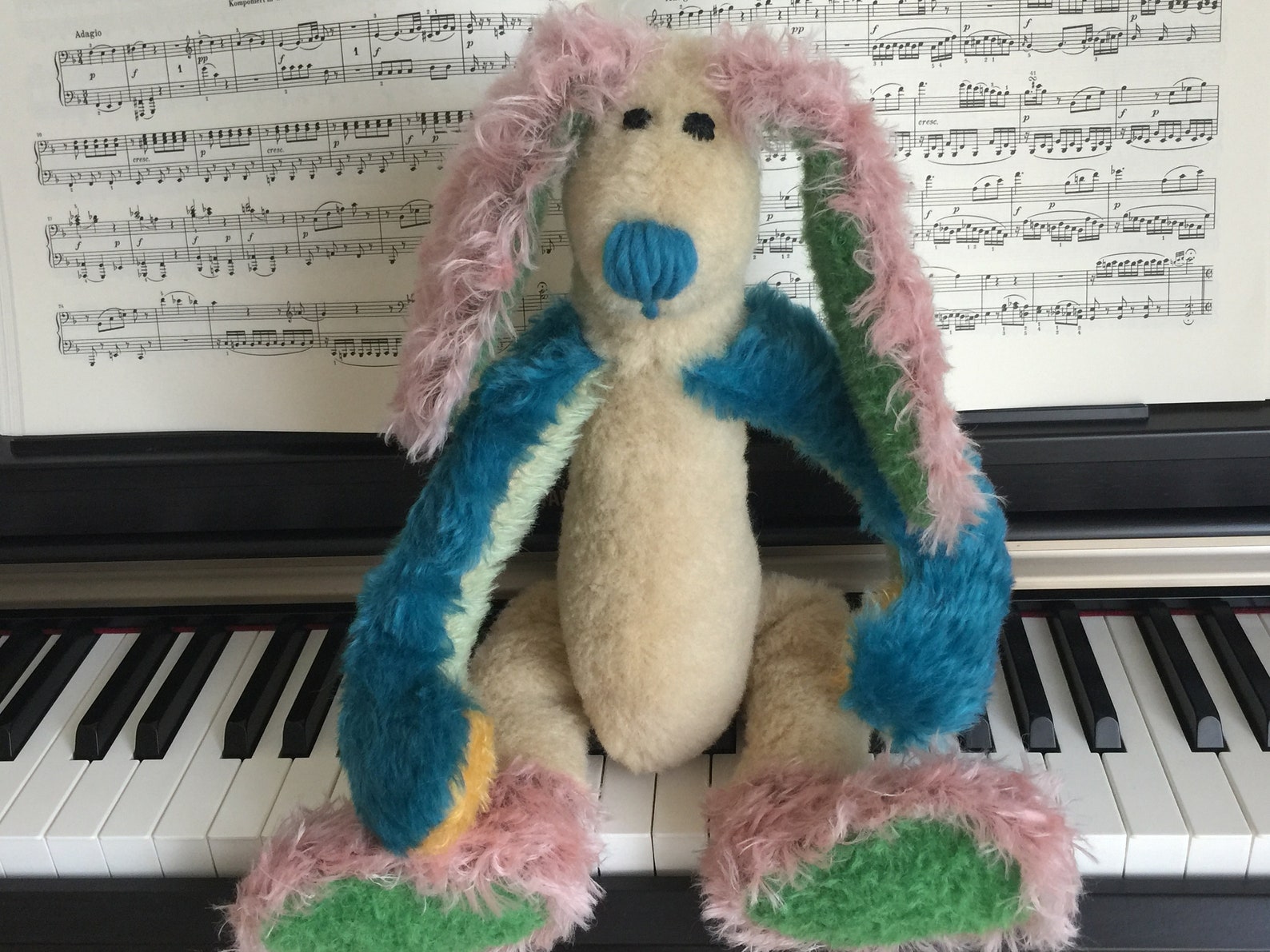 Teddy Rabbit Lilo Handmade From the Best Pure and Bio Materials. - Etsy