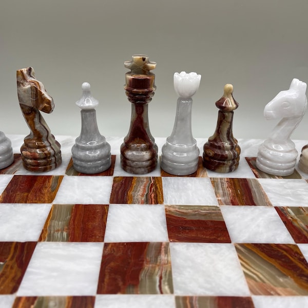 Stone Chess Set - Etsy