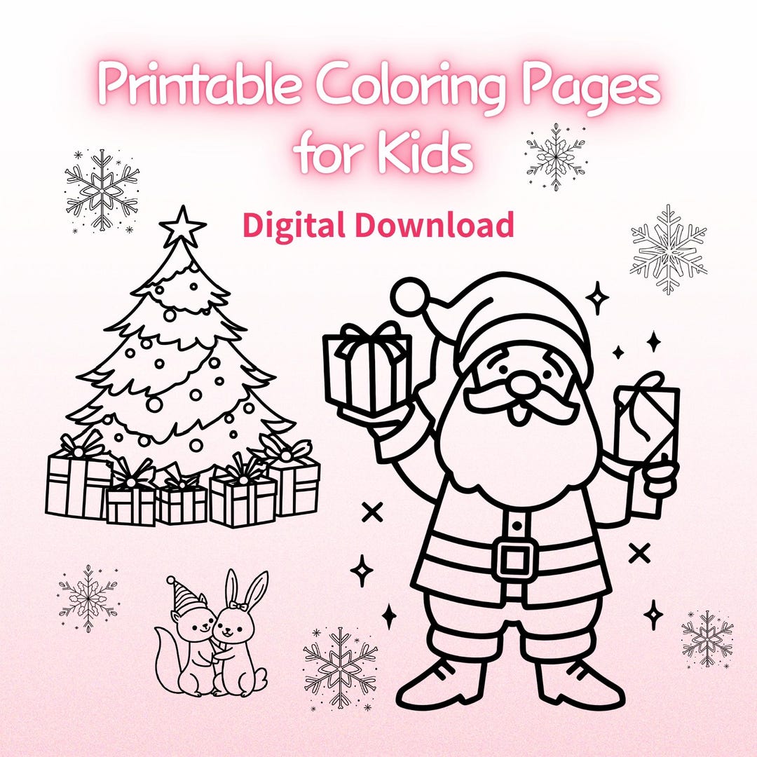 Printable Christmas Counting Coloring Pages for Kids | Numbers 1–20 ...