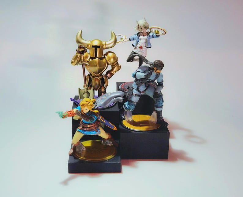 Amiibo Display Stand – Modular Magnetic Stand With Rectangular Pillars ...