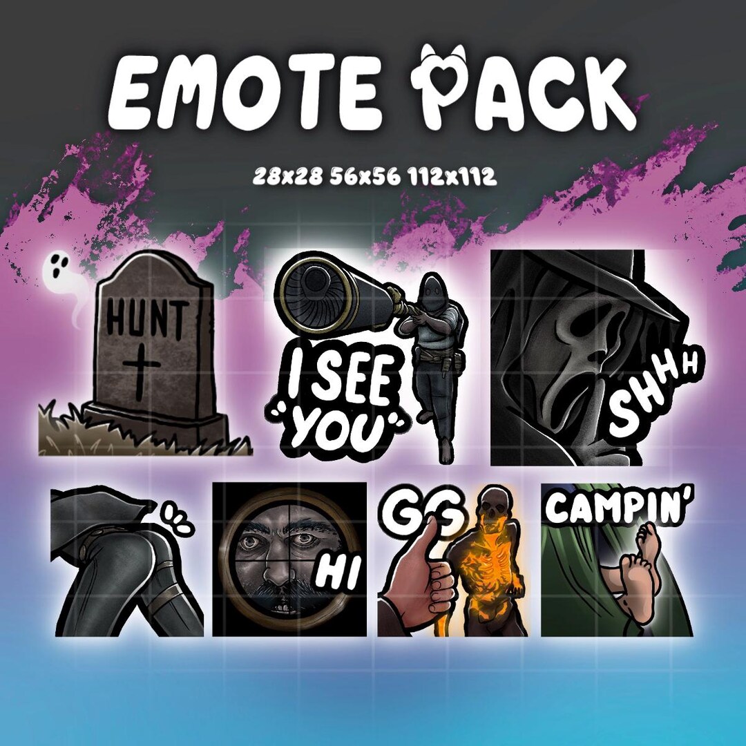 Hunt: Showdown Emotes | Twitch Emotes | Twitch Youtube Emote Pack for ...