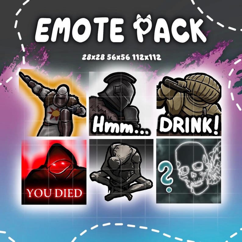 Elden Ring Nightreign | Twitch Emotes | Twitch Emote for Streamer | DS ...