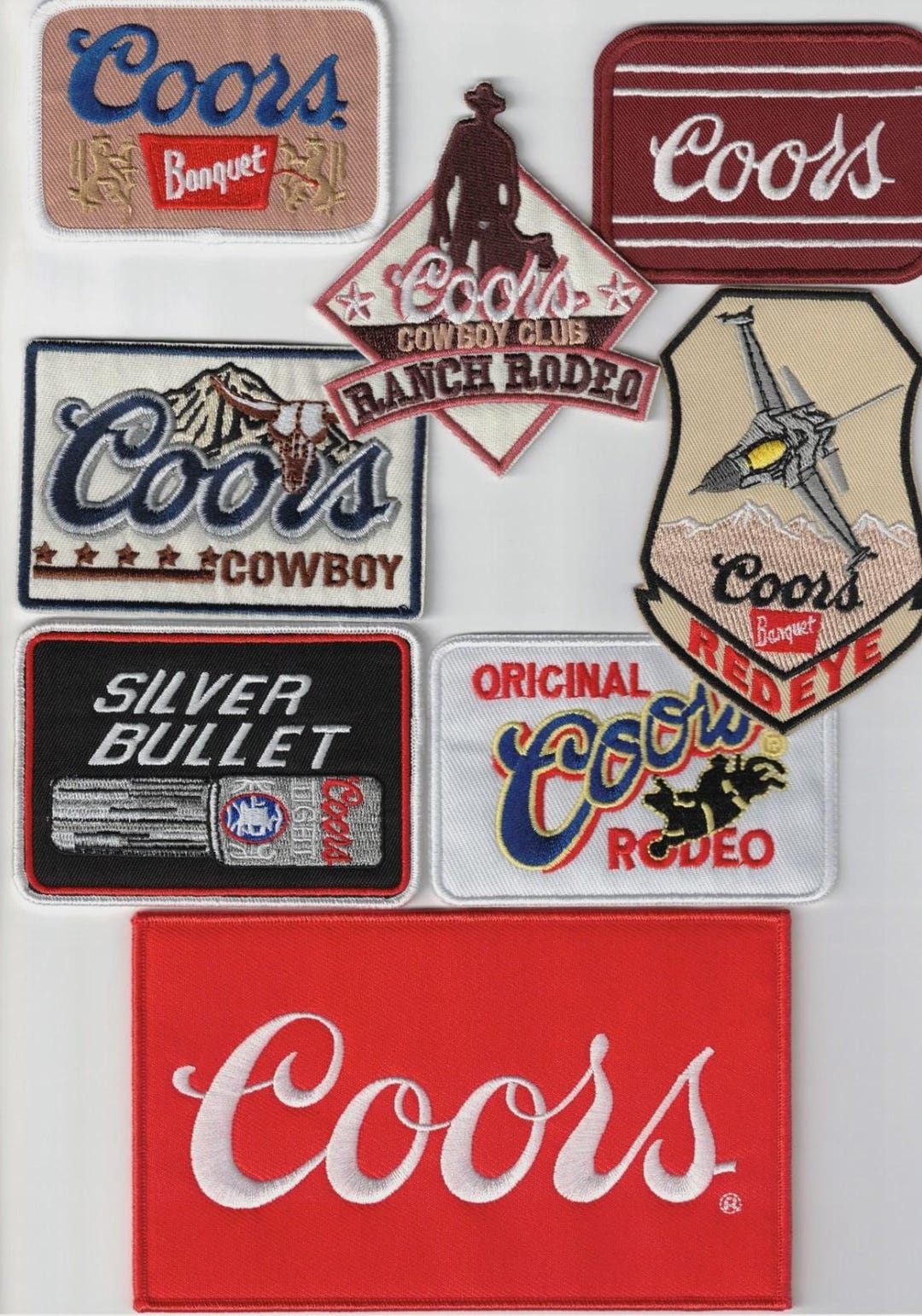 Vintage Western Rodeo Embroidered Patch Set – Cowboy Retro Iron on ...