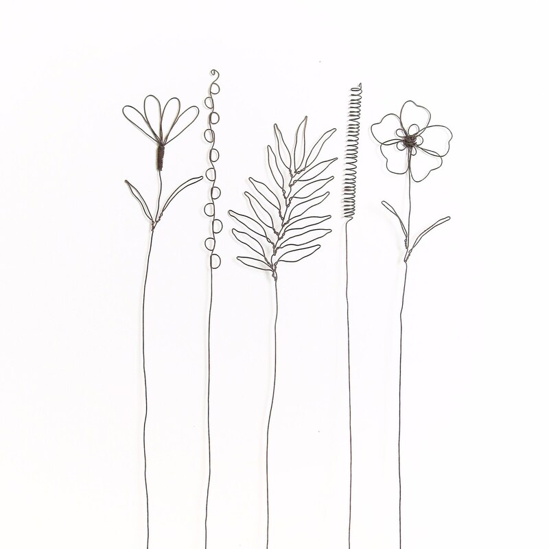 Wire Flower - Etsy