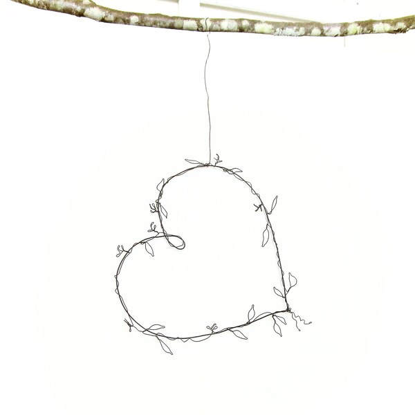 Wire Heart - Etsy