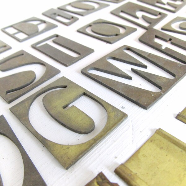 Antique Metal Stencils - Etsy