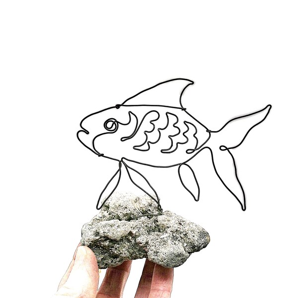 Wire Fish Sculpture - Etsy