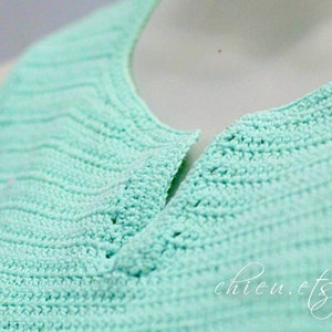 PDF Mint Mini Dress Crochet Pattern Instant Download - Etsy