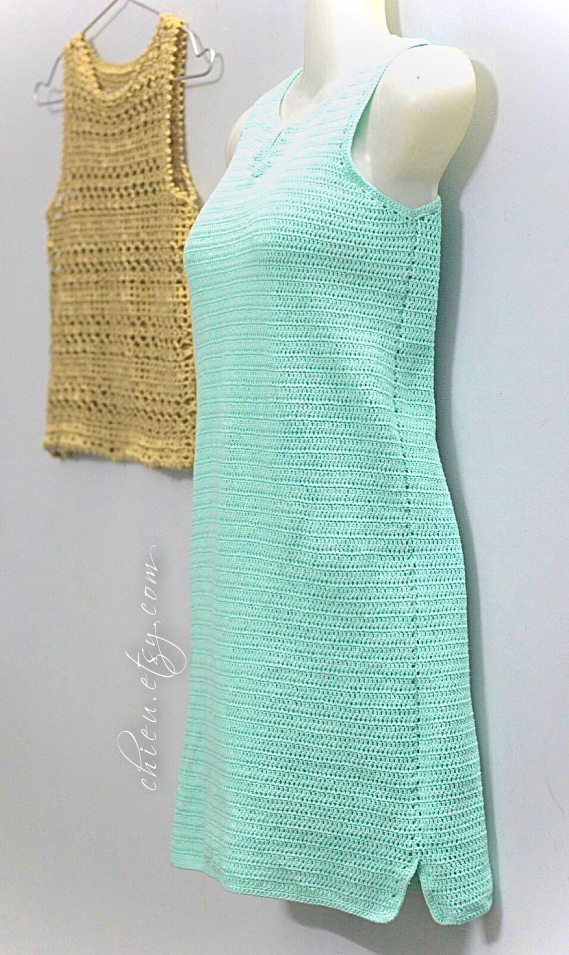 PDF Mint Mini Dress Crochet Pattern Instant Download - Etsy