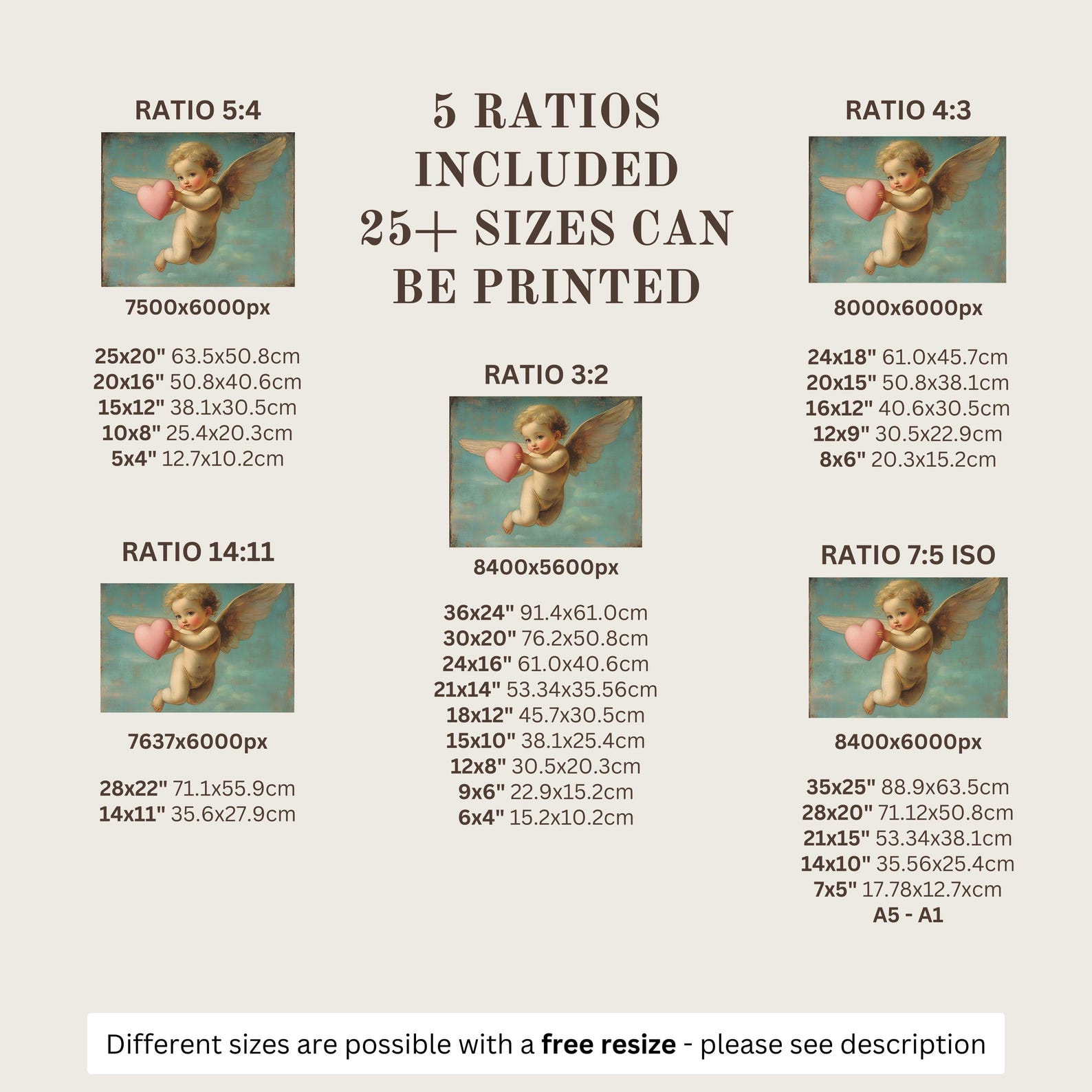 Printable Cherubic Cupid Wall Art - Vintage Romantic Decoration, Dreamy ...