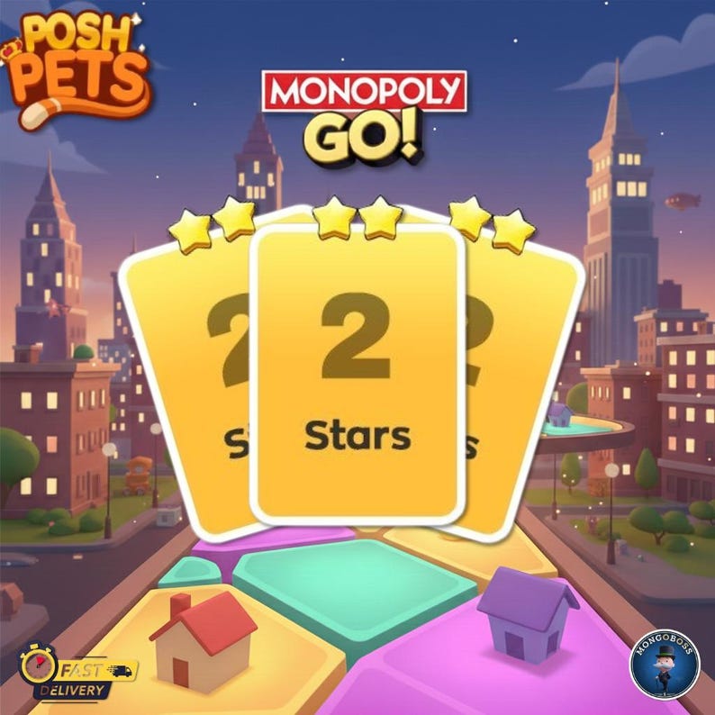 Monopoly GO Sticker Lavish Koi 2 Stars Set 7 - Posh Pets Album - Etsy