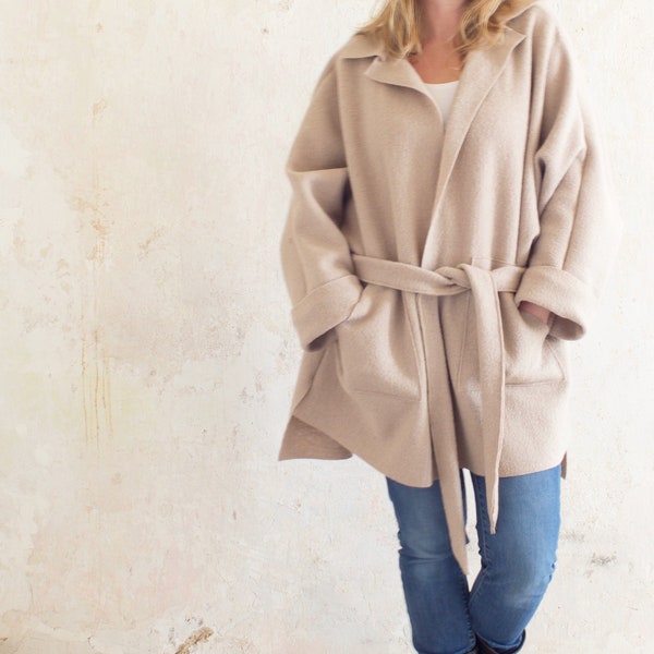 Belted Jacket - Etsy