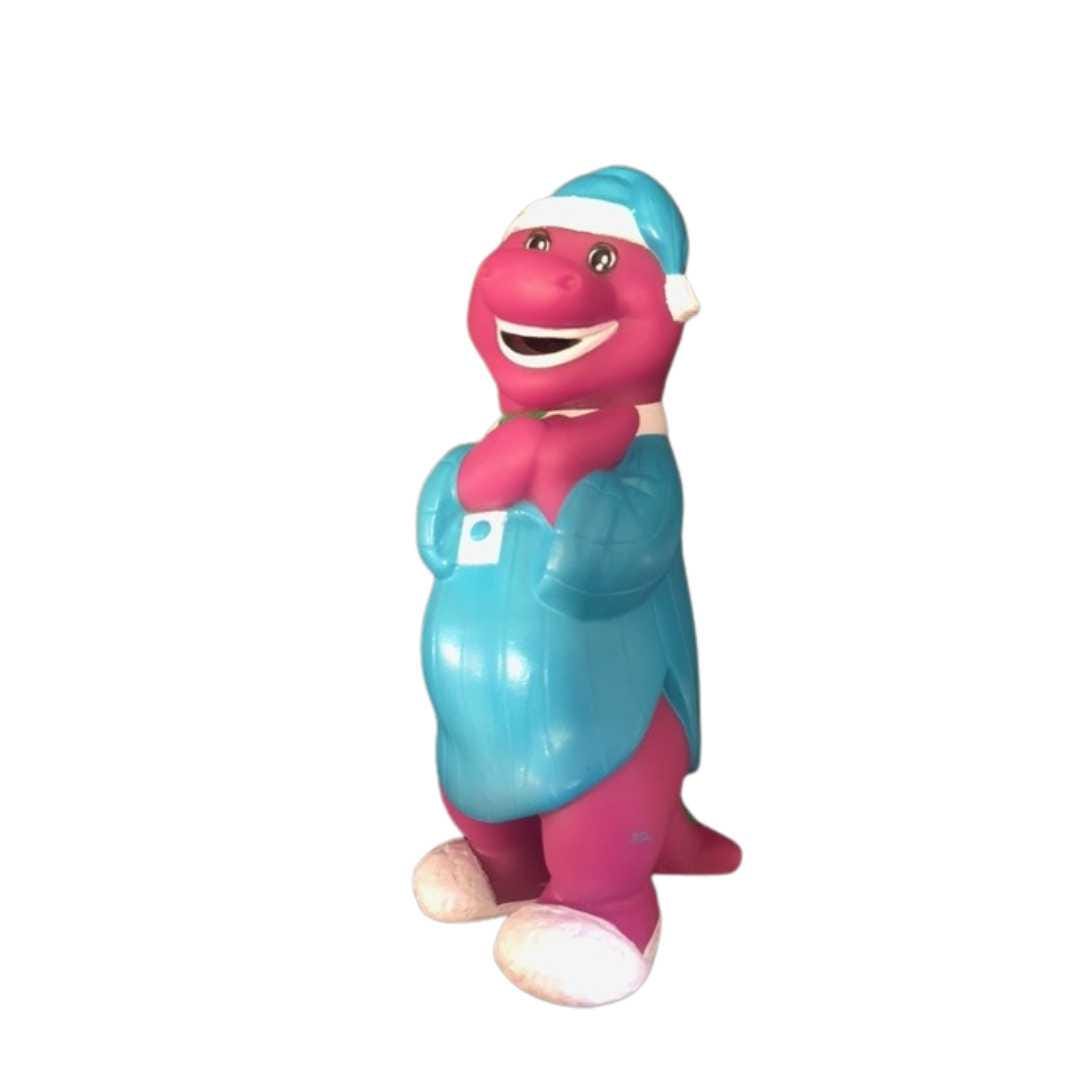 Vintage Barney Plush Toy: Bedtime Dinosaur, Blue Nightgown (1990s Lyons ...