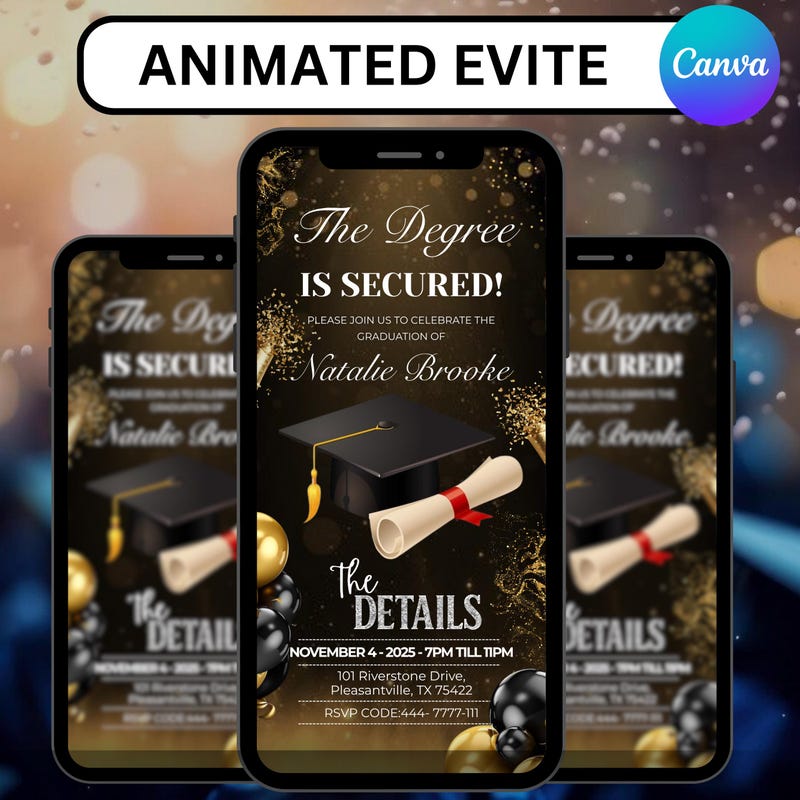 Cap and Gown Decorated - Etsy