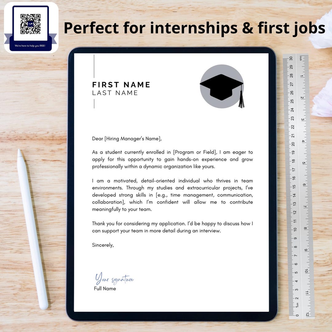 Modern Student Resume Template | Entry-level Job CV | 100% Editable in ...