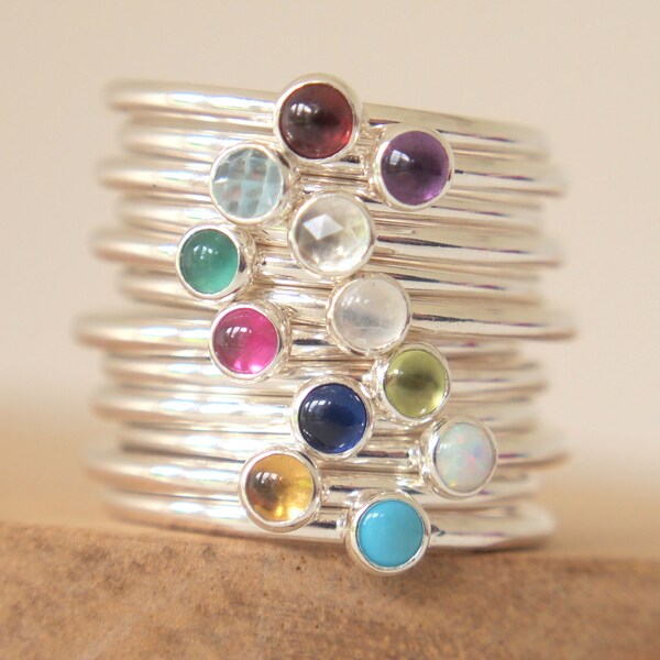 Silver Stacking Ring - Etsy