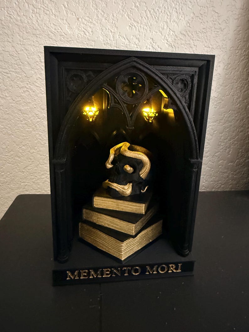 Memento Mori Book Nook - Etsy