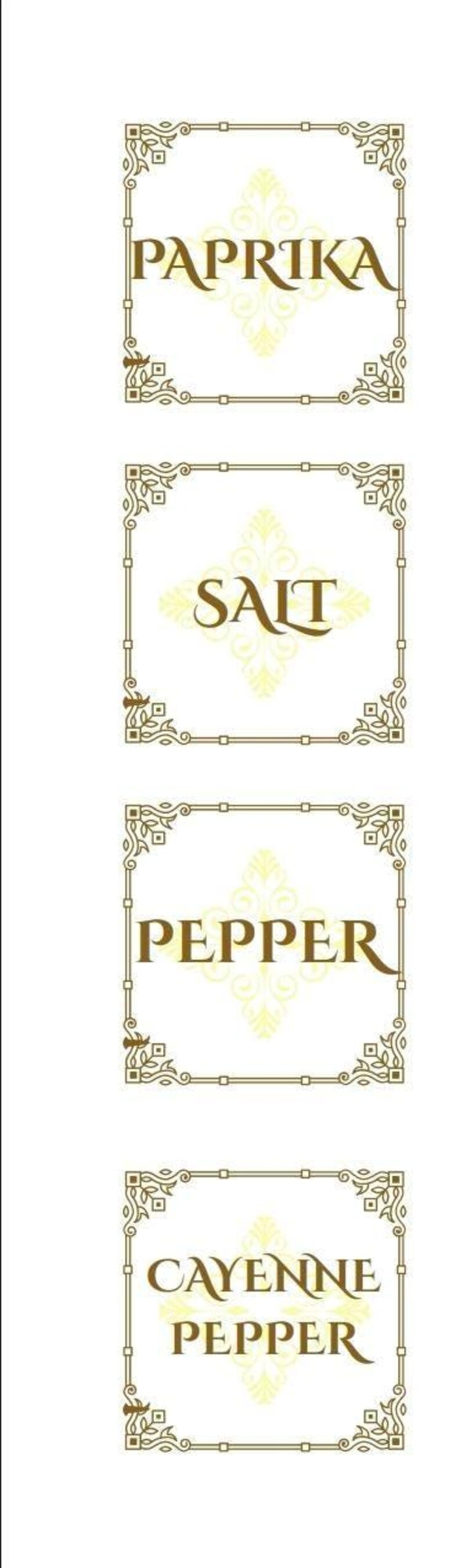 Cottagecore Pantry Labels Printable • Farmhouse Spice Jar Labels ...