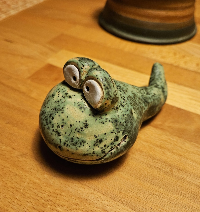 Ceramic Figurine Tadpole "quappi" - Handmade, Unique - Etsy