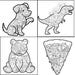 Printable Doodle Coloring Pages – Fun Coloring Sheets for Kids & Adults ...