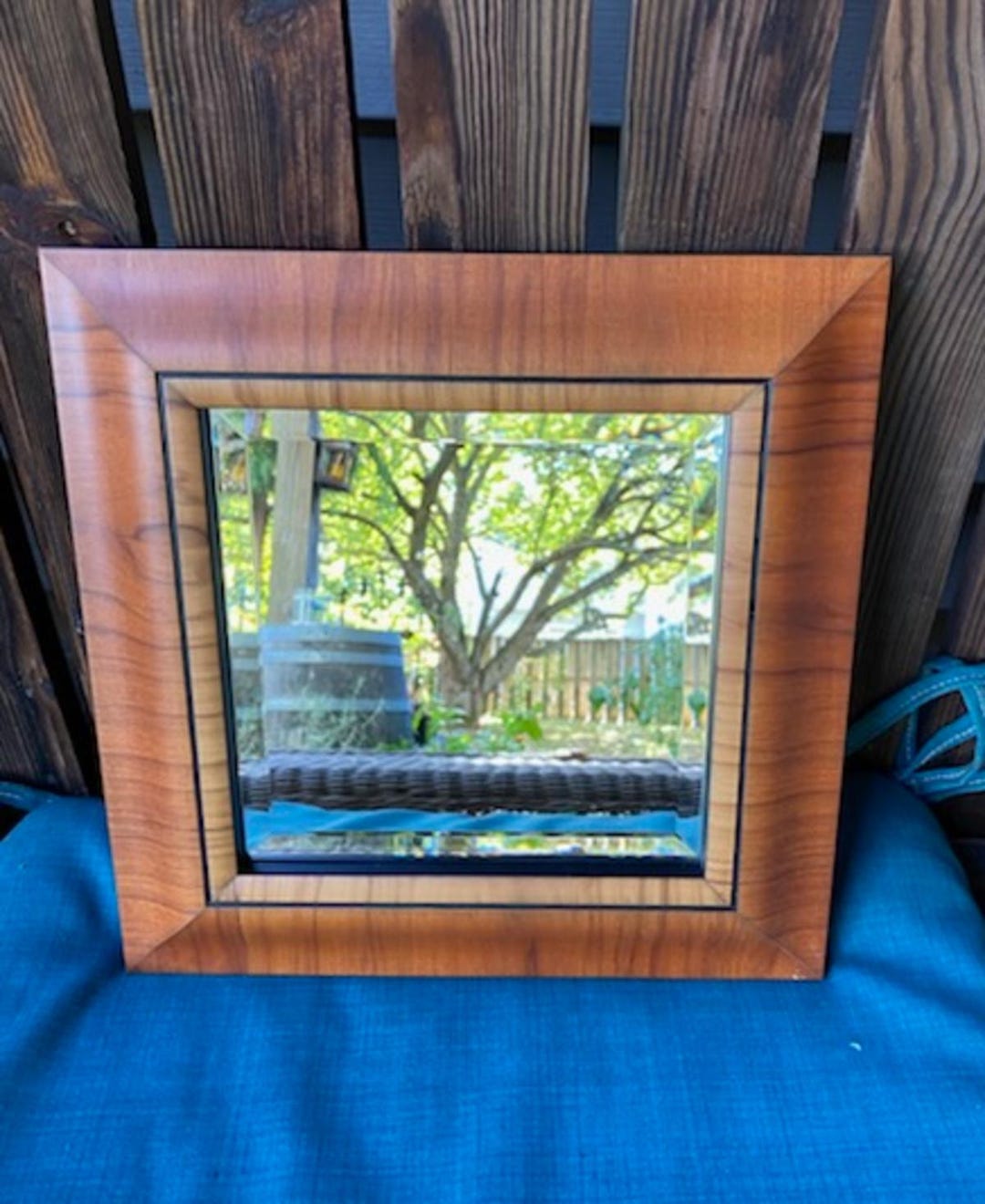 Martin Aborn Mirror in Two-tone Inlay Frame - Etsy