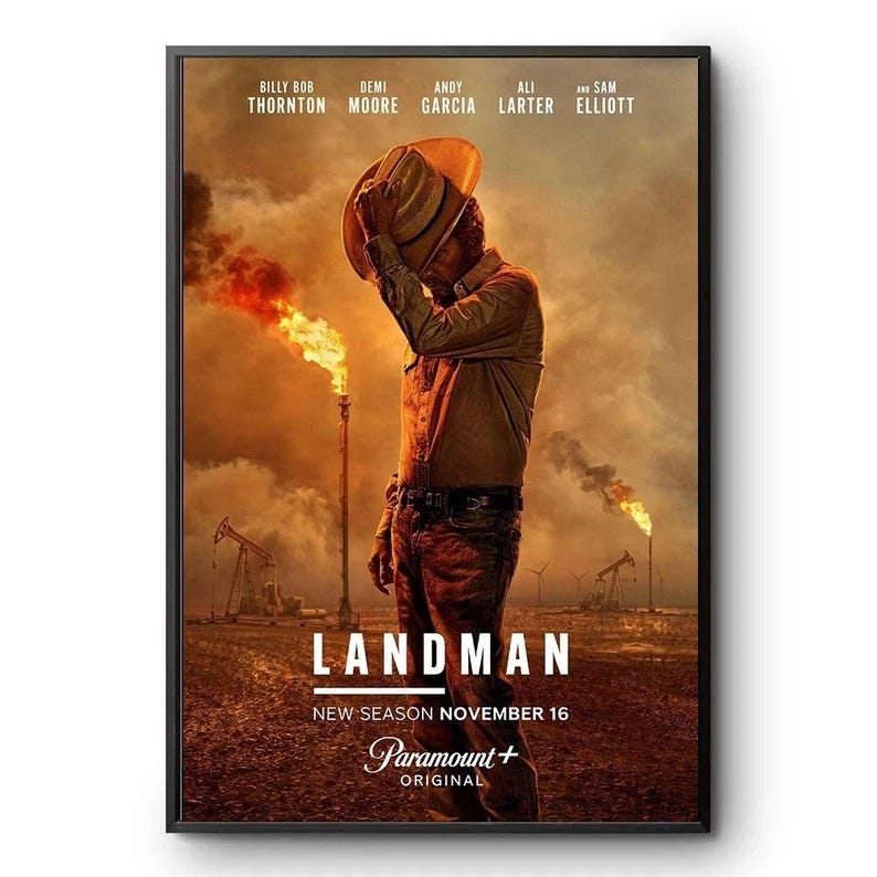 New!!landman Season 2 Premiere Nov 16 (2025) Movie Poster - Etsy