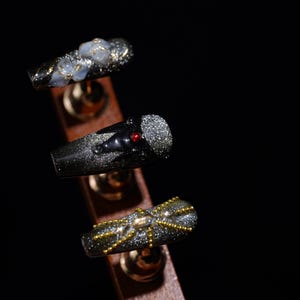 Love in Deepspace Xavier Press on Nails: 3D Nail Art, Anime Y2K Nails ...
