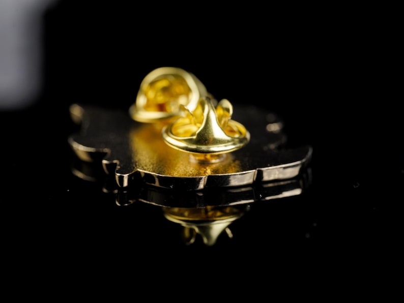 Genshin Impact Columbina Enamel Pin - Gold-plated Profile Design Fatui ...