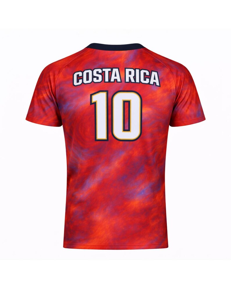 Personalized Costa Rica Soccer Jersey, Custom Kids Football Shirt, Game ...