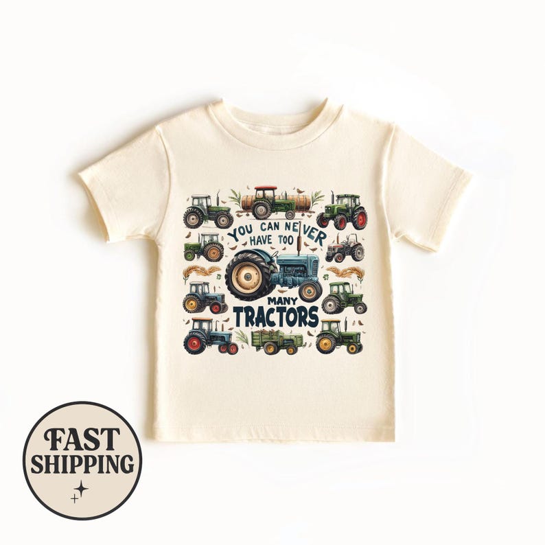 Kids Farm Tractor Retro Shirt, You Can Never Have Too Many Tractors ...