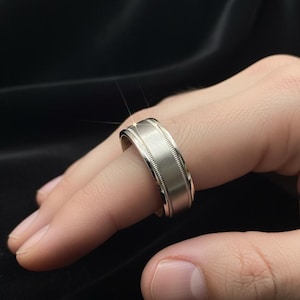 Silver Band for Men | Classic Men’s Ring | Minimal Silver Ring ...