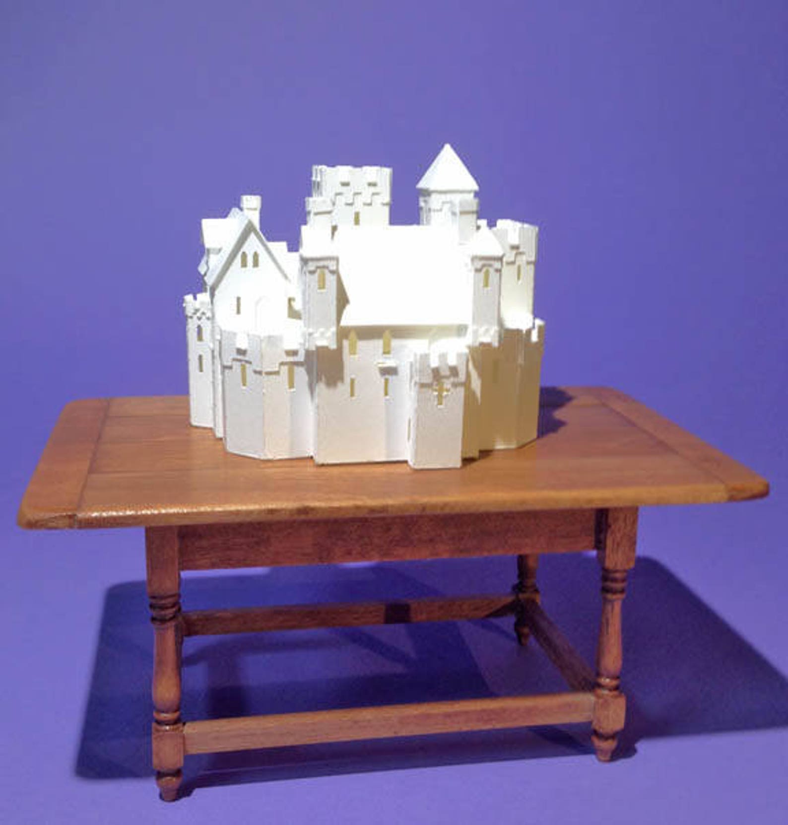 Micro Tiny Village Castle 2017 a Pre-cut and Pre-scored - Etsy
