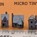 Micro Tiny Village 2013, Pre-cut Kit to Make 8 Miniature Cardstock ...
