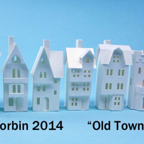 Micro Tiny Village 2015 Pre-cut Kit to Make 8 Very Small - Etsy