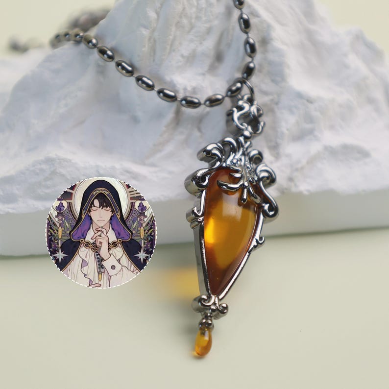 Lord of Mysteries Klein Moretti Resin Pendulum Necklace - Gothic ...