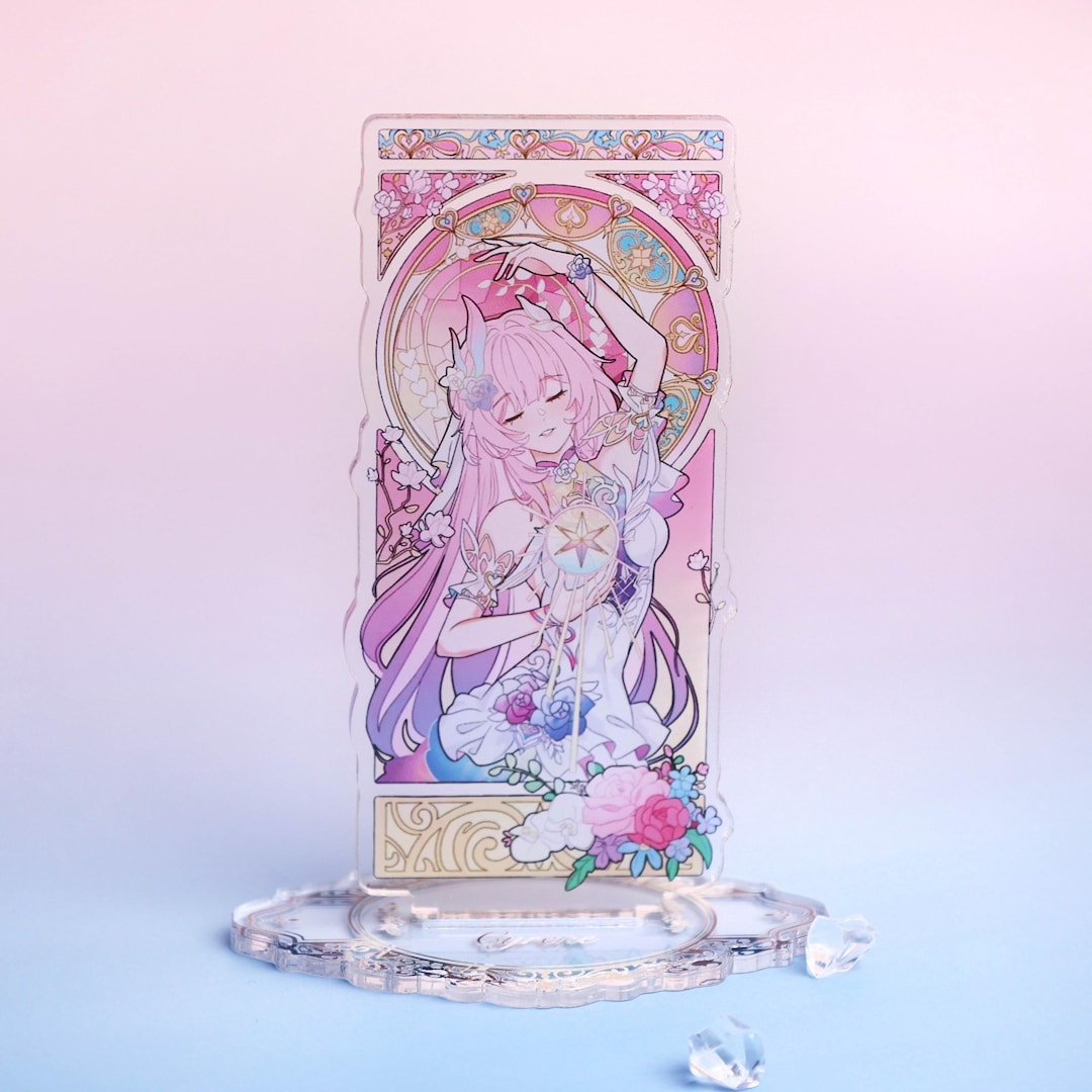 Honkai Star Rail Cyrene Acrylic Standee - Decor for Desk Display Gift ...