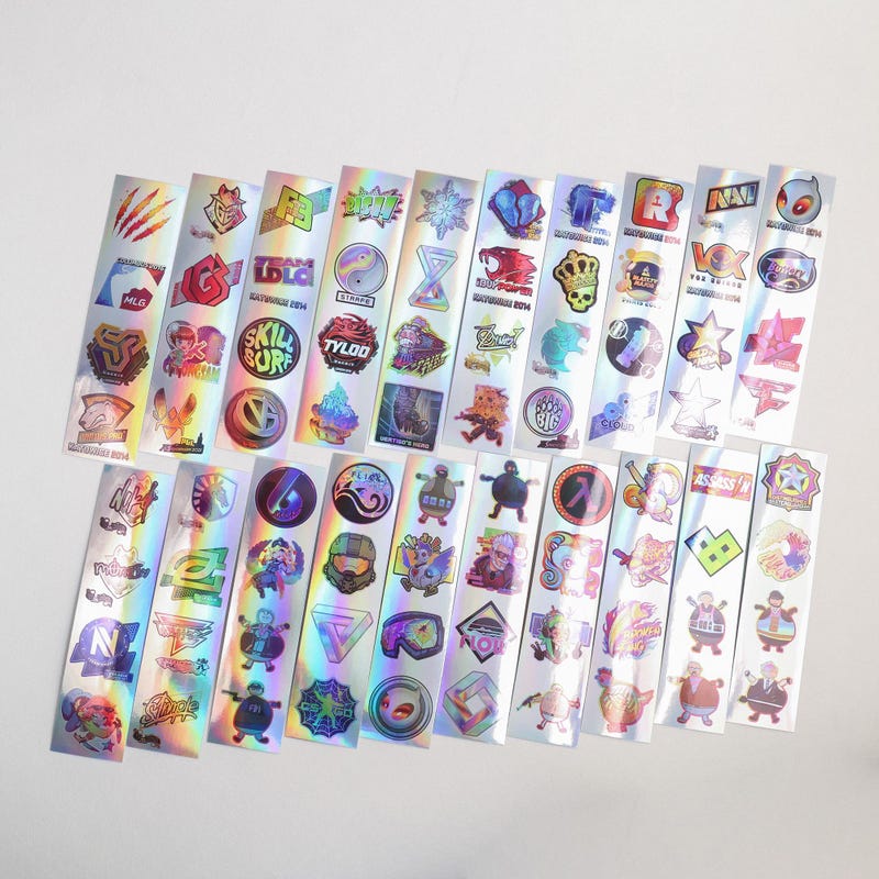 Titan Holo Stickers - Etsy
