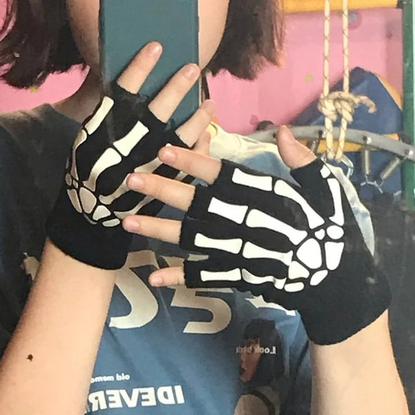Skeleton Gloves - Etsy