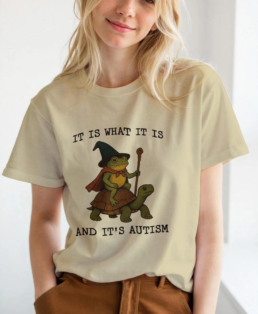 It is What It is and It's Autism Unisex Shirt, Funny Medieval Weirdcore ...