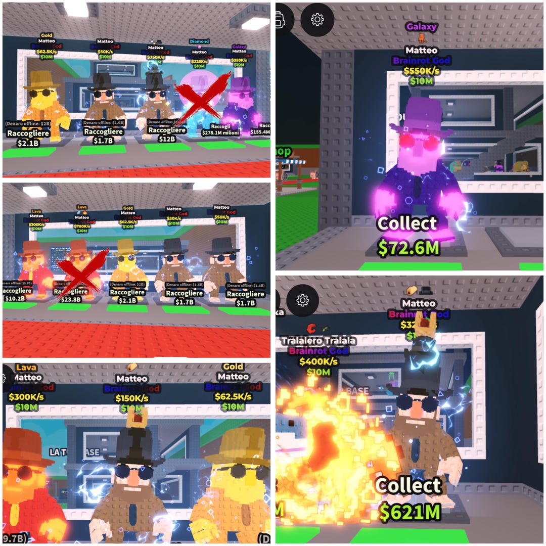 Roblox Steal A Brainrot: Matteo - Brainrot God - 1 pièce - Etsy France