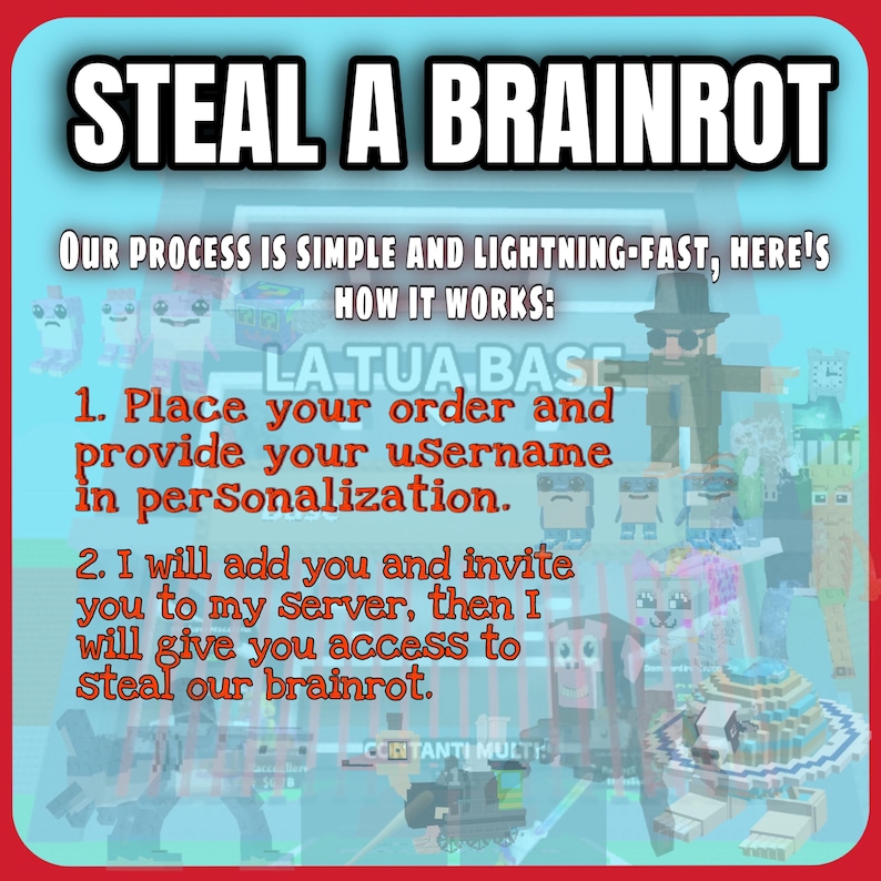 Roblox Steal A Brainrot - Sammyni Spyderini || Secret || 1 Pcs. - Etsy